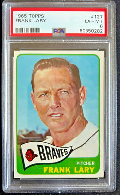 1965 Topps - #127 Frank Lary PSA 6 EX-MT | eBay