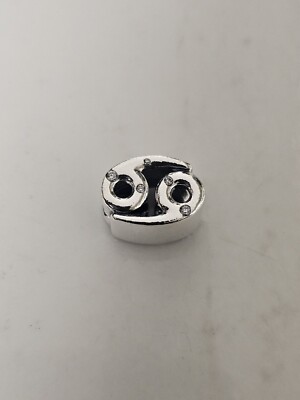 AUTHENTIC PANDORA SPARLING CANCER ZODIAC CHARM #798434C01 | eBay