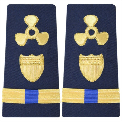 GENUINE U.S. COAST GUARD SHOULDER BOARD: ENHANCED WARRANT OFFICER 4 ...