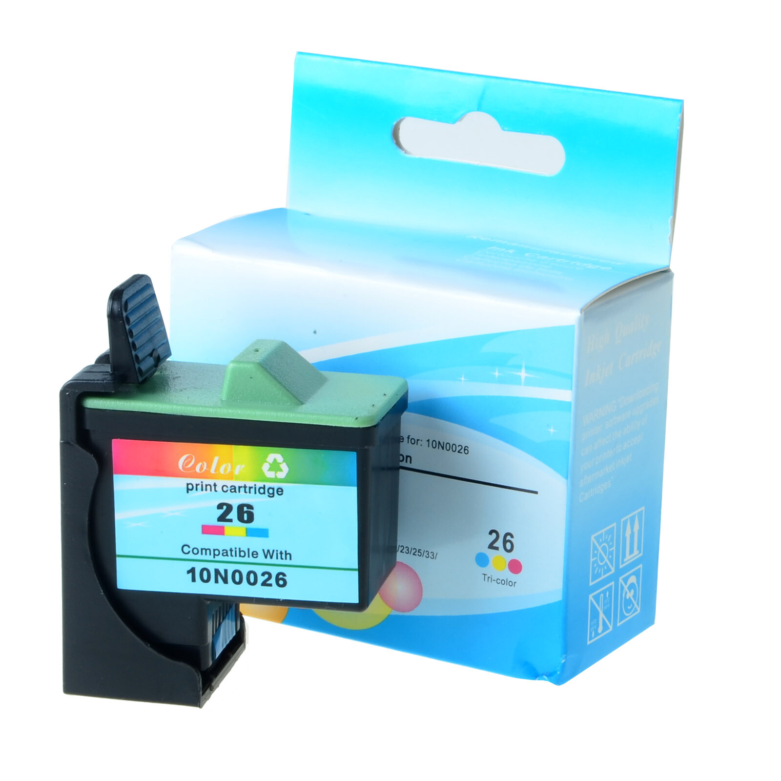 Black Color Ink Cartridge Compatible with Lexmark Z23e Z612 X1270 X1100 ...