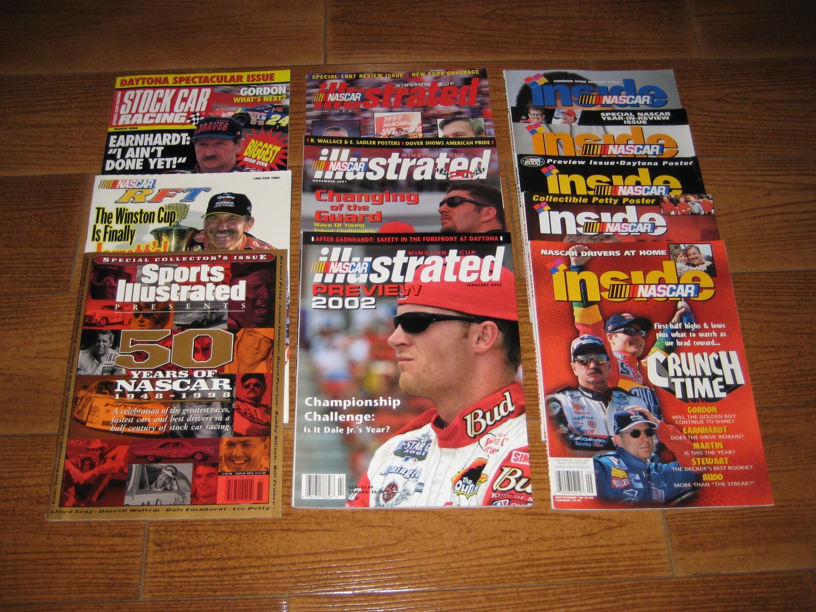 NASCAR Sports Illustrated, Stock Car Racing, Inside NASCAR Magazine LOT ...