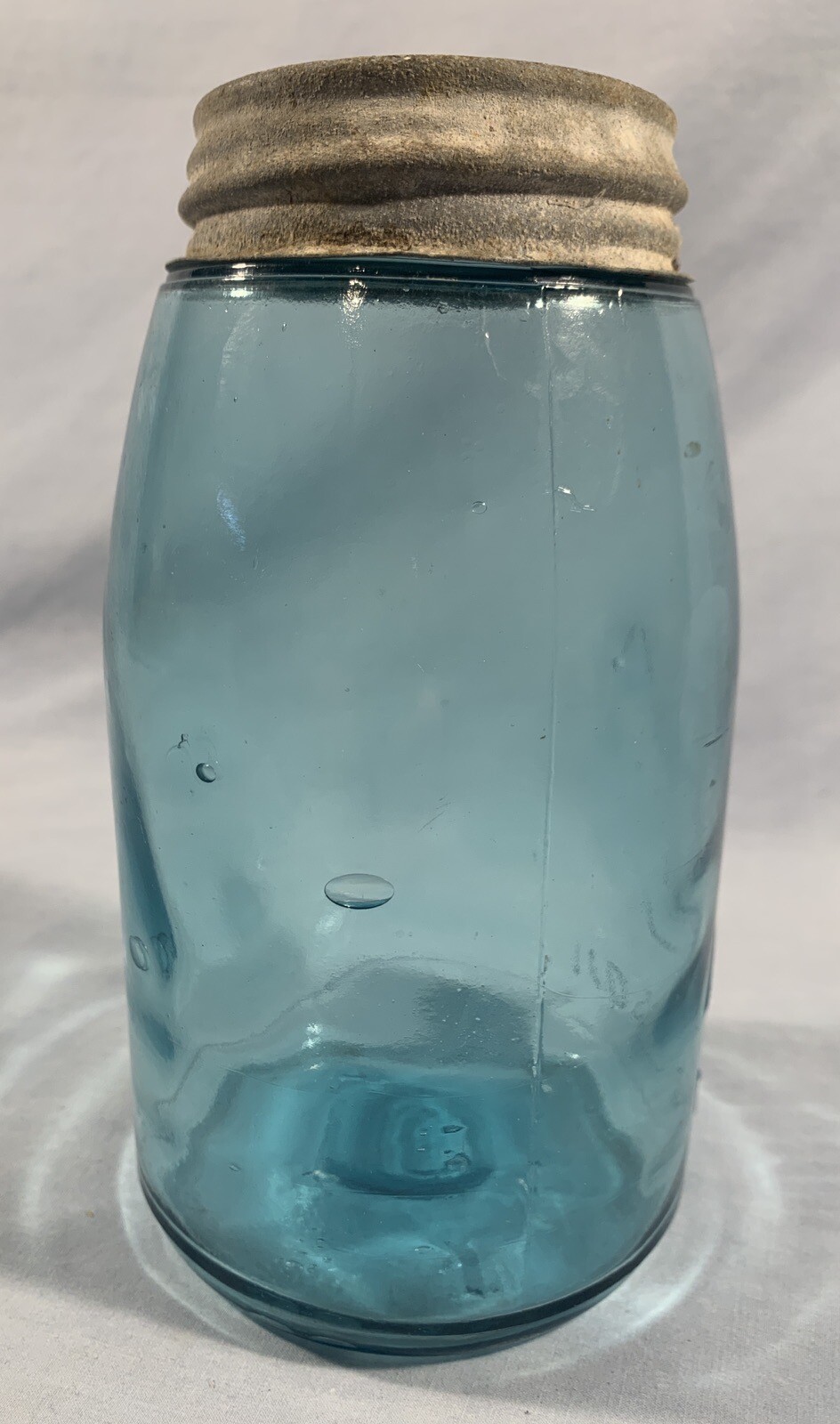 Vintage Blue/Aqua BALL MASON JAR w/Error (One 'L' Mistake), Quart, TX 2 ...