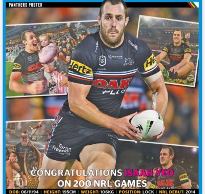 Penrith panthers team player poster, FREE POST,CHEAPEST, GR8 FEEDBACKS ...