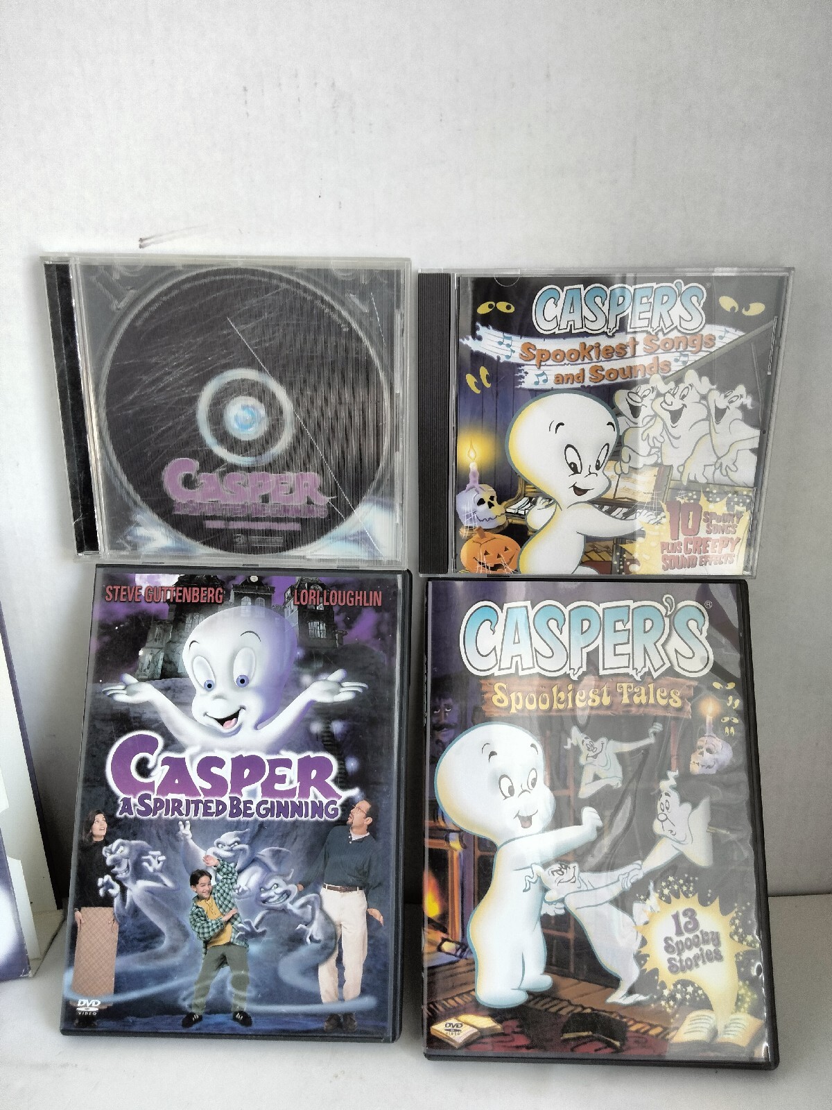 CASPER THE FRIENDLY GHOST FUN PACK 2 DVDS 1 CD / BOX SET, A SPIRITED ...