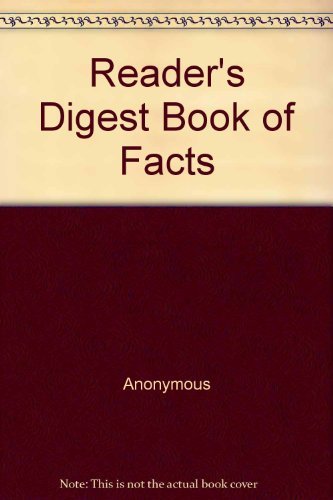 "Reader's Digest" Book of Facts By Anonymous | eBay