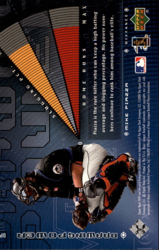 2000 Upper Deck MVP Drawing Power #DP3 Mike Piazza - NM-MT | eBay