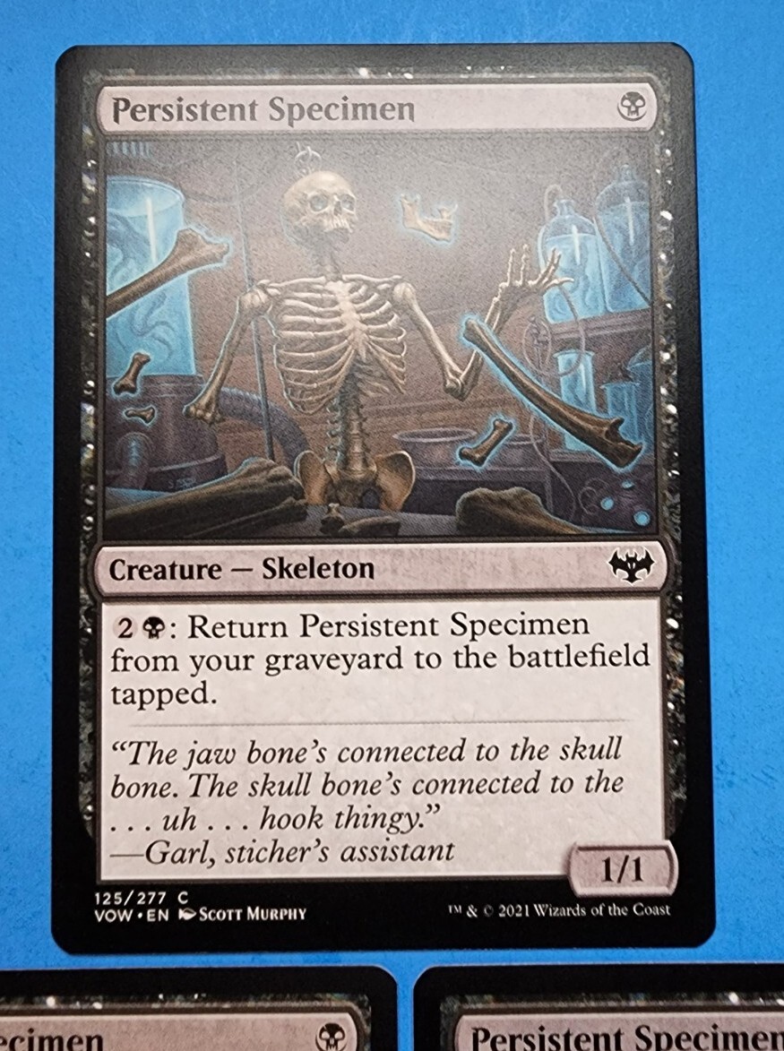 3x Persistent Specimen Crimson Vow 2021 Mtg Magic Card Creature ...