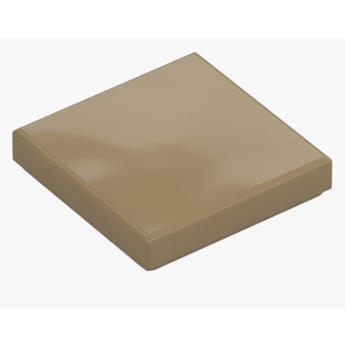 LEGO PARTS - DARK TAN FLAT TILE 2X2 - No 3068 / 3068B / 4185177 - QTY ...