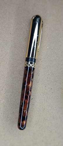 Pre-owned Waterford Beaumont Tortoise Shell Fountain Pen, Medium Nib | eBay