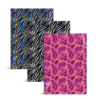 A4 Wild Hardback Notebook Lined Ruled Writing Pad Notes School Book ...