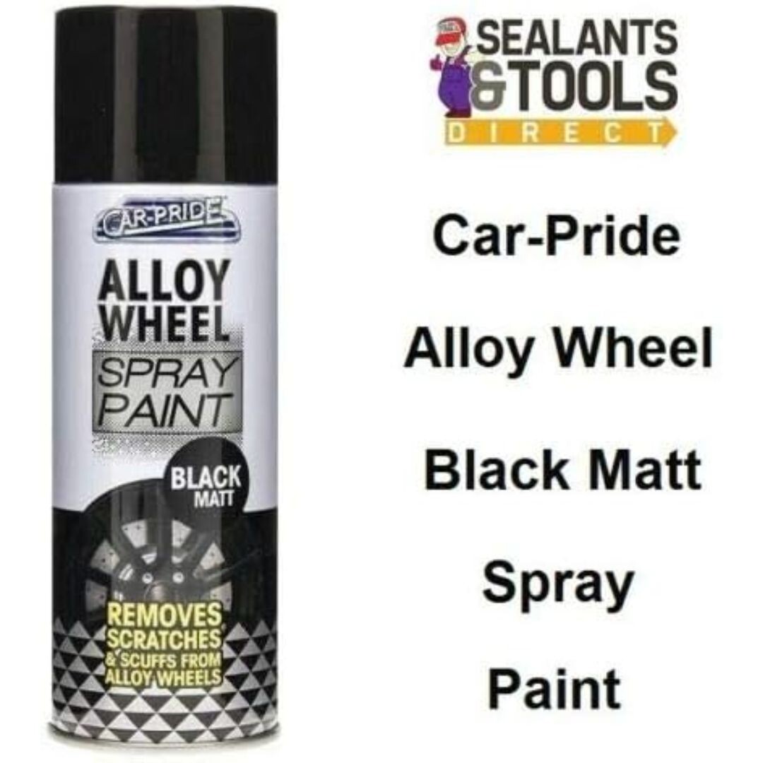 Car-Pride Alloy Wheel Spray Paint Black Matt 400ML x 3 | eBay UK