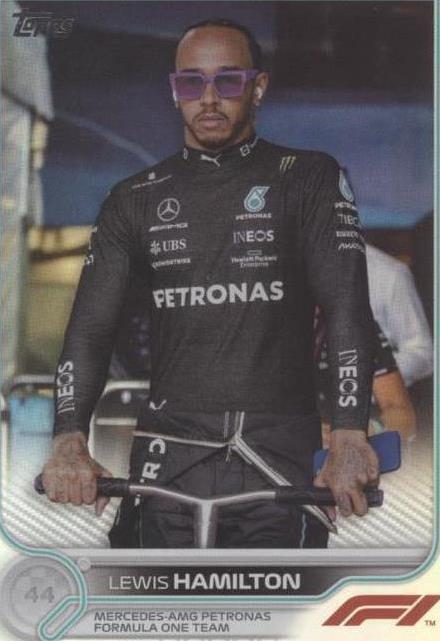 2022 Topps Formula 1 - F1 Racers Lewis Hamilton #8 Rainbow Foil for ...
