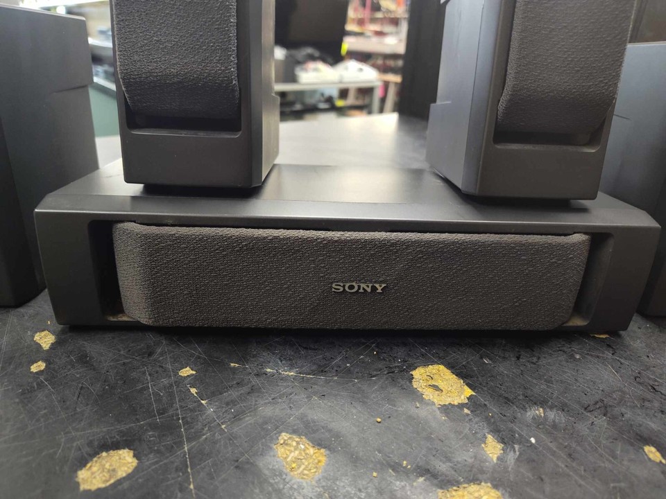 Sony Speaker System SS-CN130 Center Channel & (4) SS-V130 Front/Rear ...