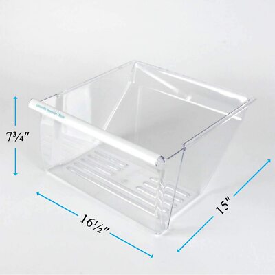 Lower Meat Pan Crisper Drawer for Whirlpool ED2VHEXVB00 ED5VHEXVB01 ...