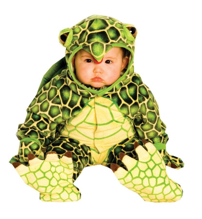 Underwraps Costumes Baby's Turtle Costume Jumpsuit, Green/ Yellow YOU ...