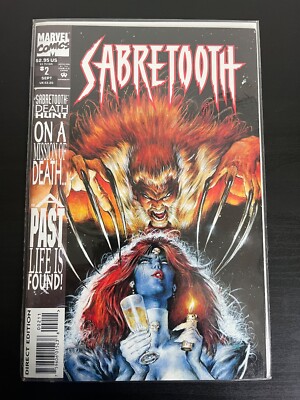 SaberTooth, September 2nd, 1992, Direct Edition, Collectors Comic Book ...