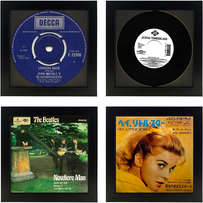 Vinyl Wall Mount 7 Inch Single Vinyl Record Frame Vinyl Frame Record ...