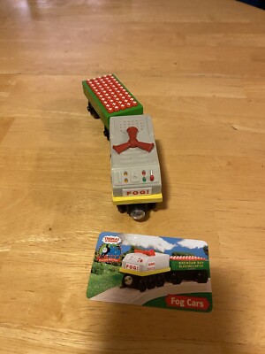 Thomas the Tank Engine Wooden Railway Fog Cars with Character Card | eBay
