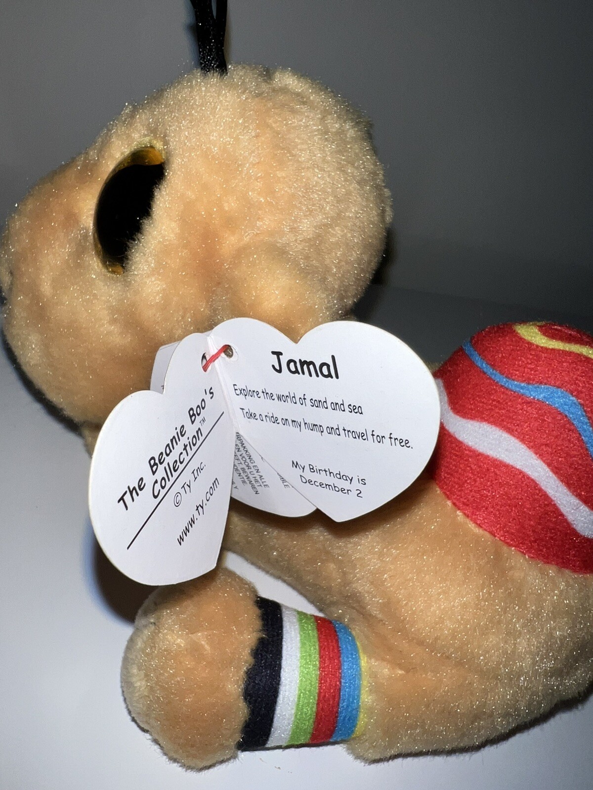 TY Beanie Boos Jamal Camel Soft Toy Plush Desert Animal Safari - WITH ...