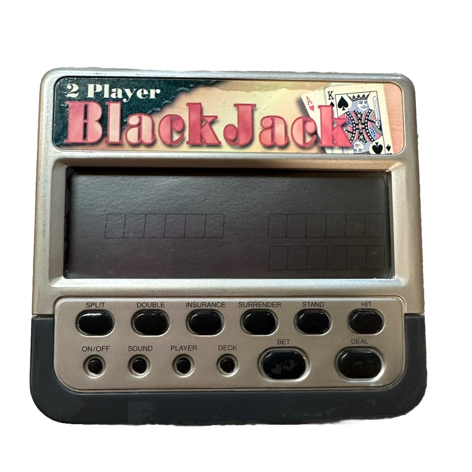 Radio Shack Handheld Games Black Jack & Cross Cross Slot FOR PARTS Non ...