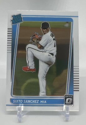 Sixto Sanchez 2021 Donruss Optic #34 Rated Rookie RC Miami Marlins | eBay