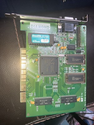 VINTAGE 1994 Diamond Stealth 64 DRAM PCI VGA Video Graphics Card ...