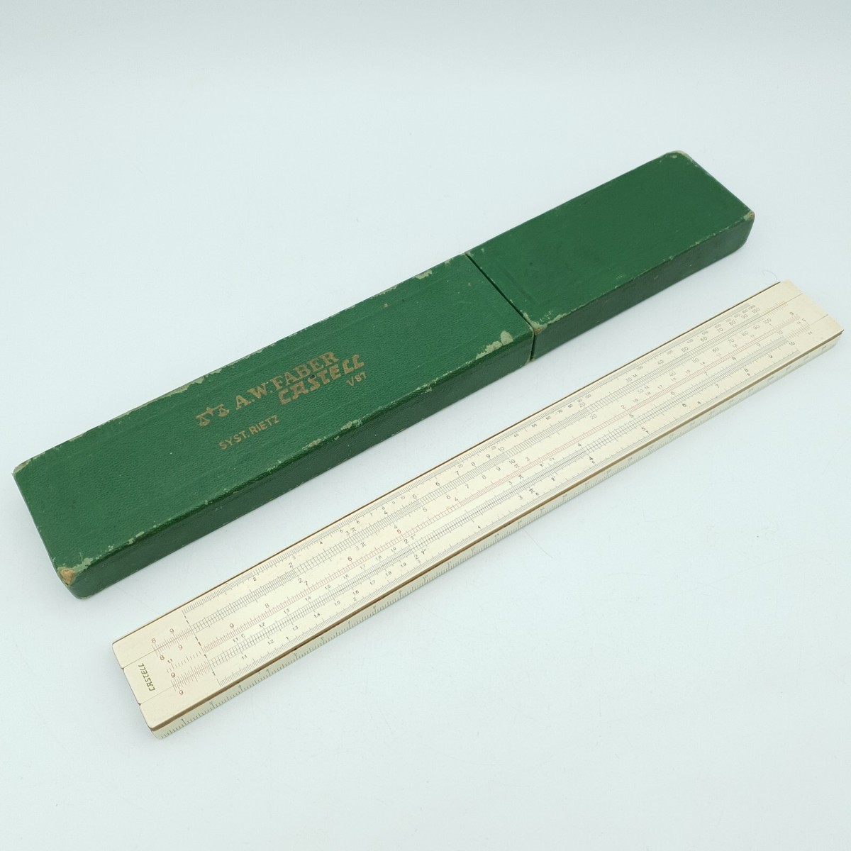 Slide Rule TITANER Mini Titanium Curve Measure Slide Rule By Suzuki