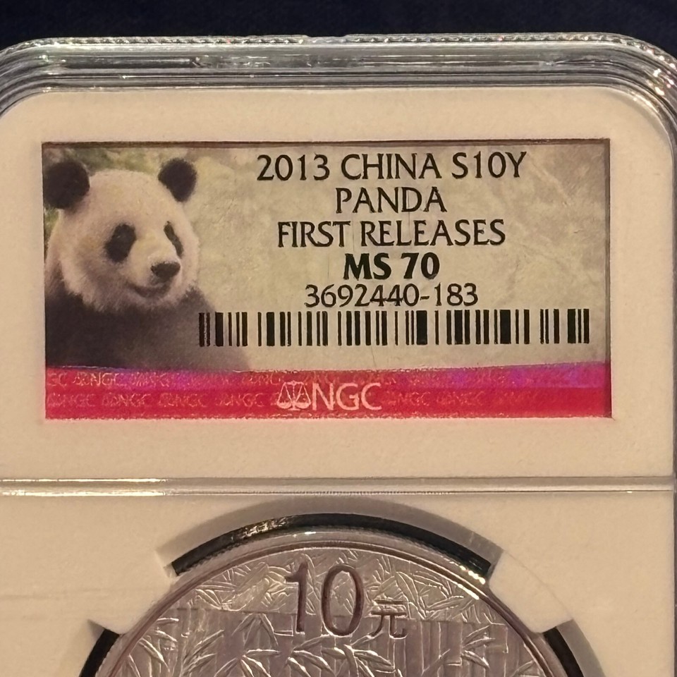 2013 China S10Y Panda First Releases NGC MS70 1 Oz .999 Silver | eBay