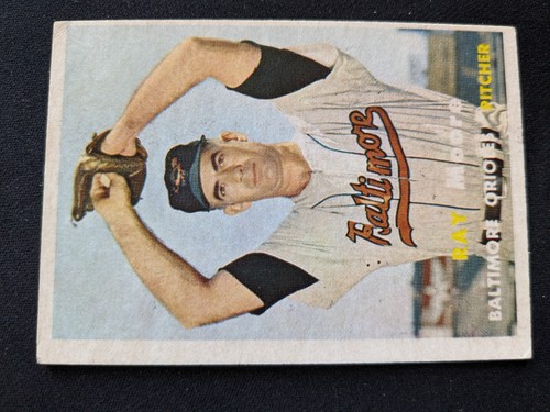 1957 Topps Baseball Card # 106 Ray Moore - Baltimore Orioles (VG/EX) | eBay