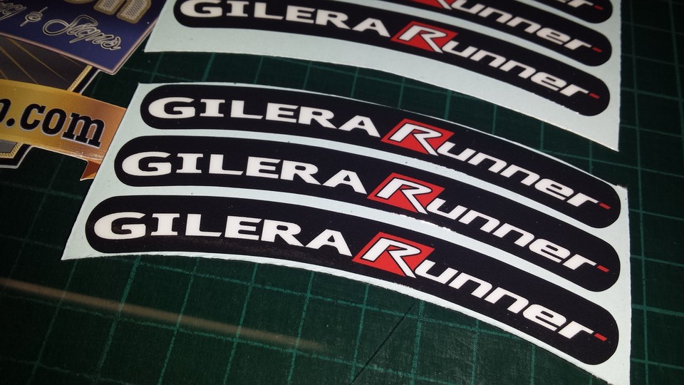 Gilera Runner Rim tape Wheel stickers EXCLUSIVE 50, 125. 172, 180 183 ...
