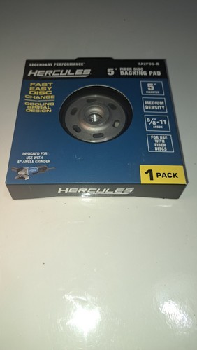 “Hercules” 5"InchBacking Pads Fiber Disk for Angle Grinders ⅝-11mm ...