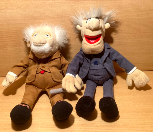 Disney Exclusive Muppets Show Waldorf & Statler Plush Soft Toys 11 ...