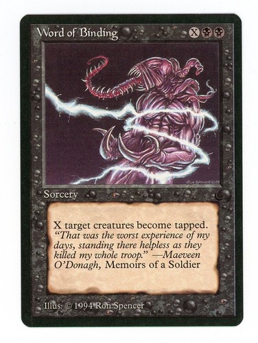 Magic the Gathering The Dark Word of Binding NM MTG | eBay