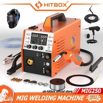 6 IN1 MIG Welder Aluminum Gas Gasless MIG TIG Spool Gun MMA Welding ...