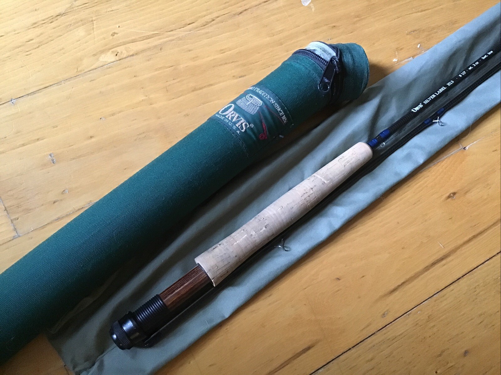 Orvis Silver Label HLS Fly Fishing Rod 8’ 6” 3 Oz. 5 Wt. 2 Piece Fly ...