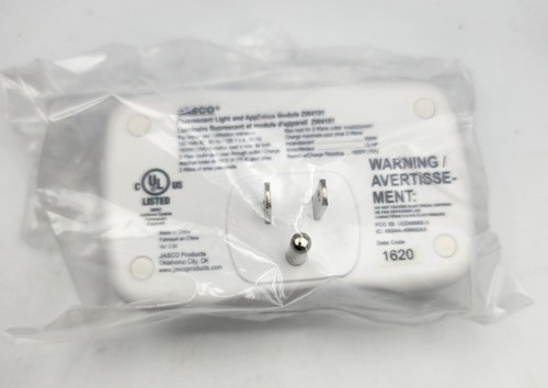 JASCO Plug-In Fluorescent Light and Appliance Module (ZW4101) for sale ...