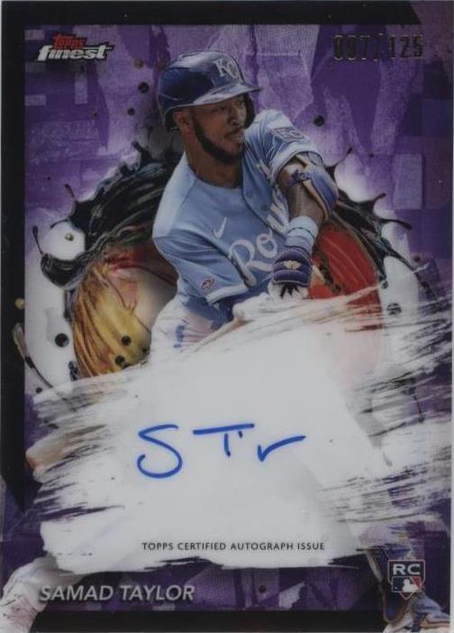 2024 Topps Finest - Finest Autographs Samad Taylor #FA-ST Purple ...
