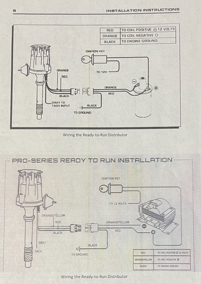 1966-1967 CADILLAC 429 7.0L RED Small Cap HEI Distributor + RED 45,000 ...