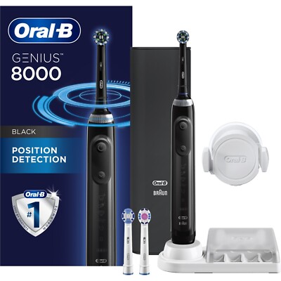 Oral-B Genius Pro 8000 Electronic Power Rechargeable Battery Electric ...