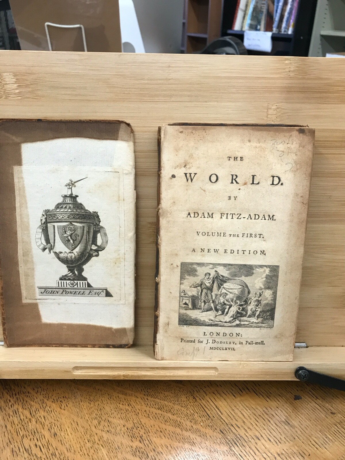1767 The World Adam Fitz-Adam Three Volume Set Weekly 18th Century ...