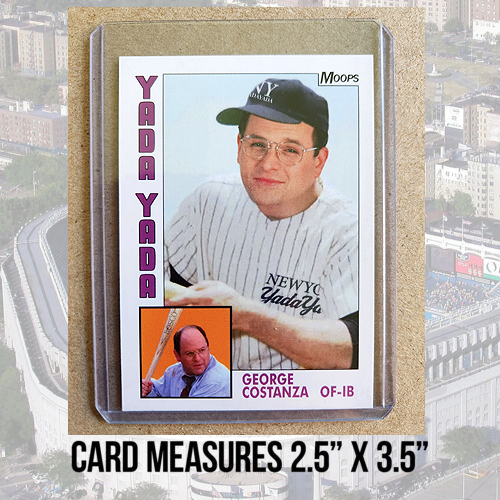 (2) Seinfeld George Costanza Retro Style Baseball Cards NY Parody Art ...