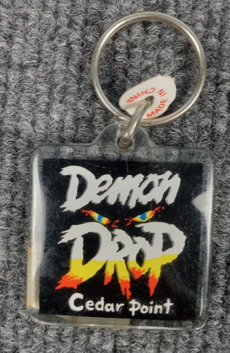 Cedar Point Vintage Demon Drop 1.5” Keychain New with tags ! | eBay
