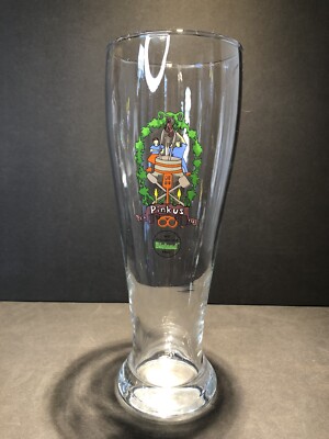 Pinkus Wheat Beer Glass 9" Tall German Beer Glass Bioland Malz | eBay