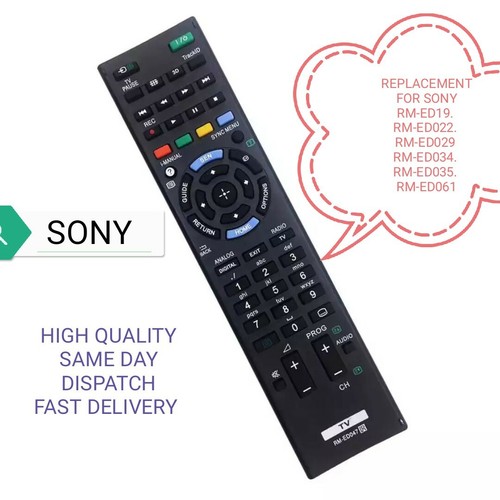 NEW REMOTE FOR SONY TV RM-ED19. RM-ED022. RM-ED029 RM-ED034 RM-ED035 ...