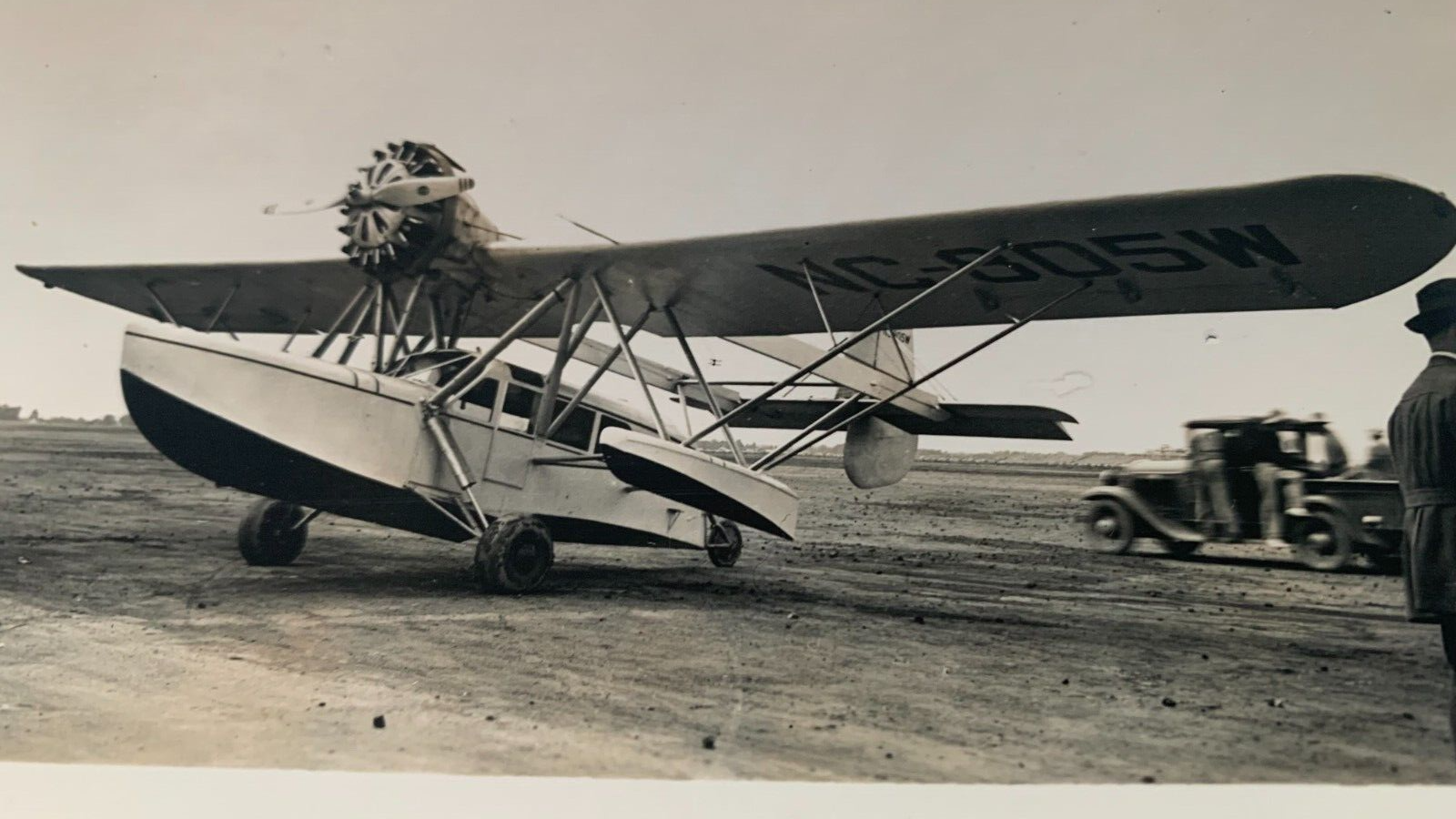 Vintage ca 1930s B&W Photo Sikorsky S-39A Amphibious Aircraft plane 2. ...
