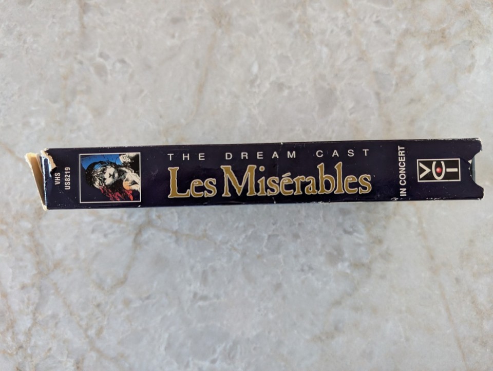Les Miserables VHS In Concert 1996, Box Sleeve/Case | eBay