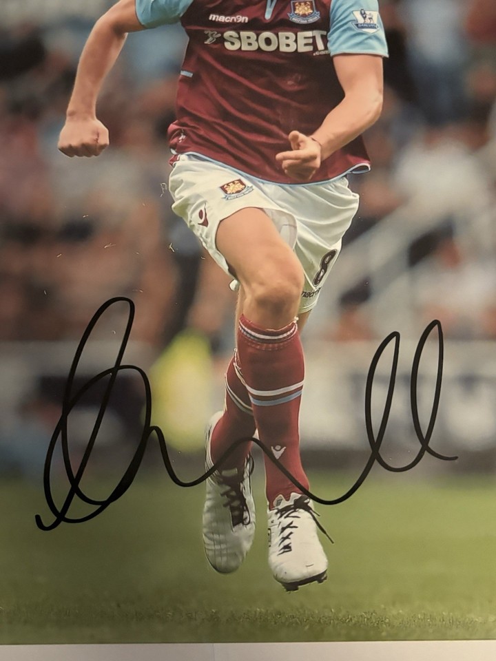 Andy Carroll Autographed West Ham Original 8 X 12 Combined shipping | eBay
