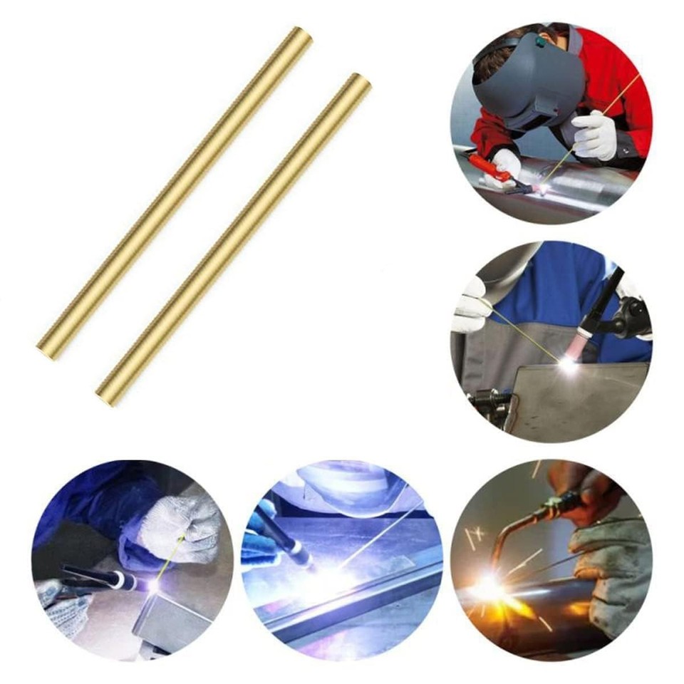 2PCS 1/2 inch Solid Round Brass Rod Lathe Bar Stock Kit for DIY Craft ...