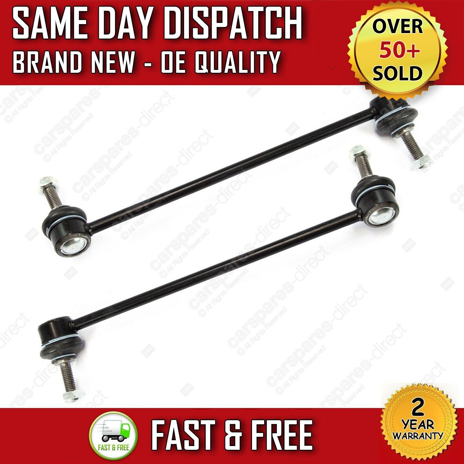 FRONT ANTI ROLL BAR DROP LINKS PAIR X2 FOR NISSAN QASHQAI, X-TRAIL MK2 ...