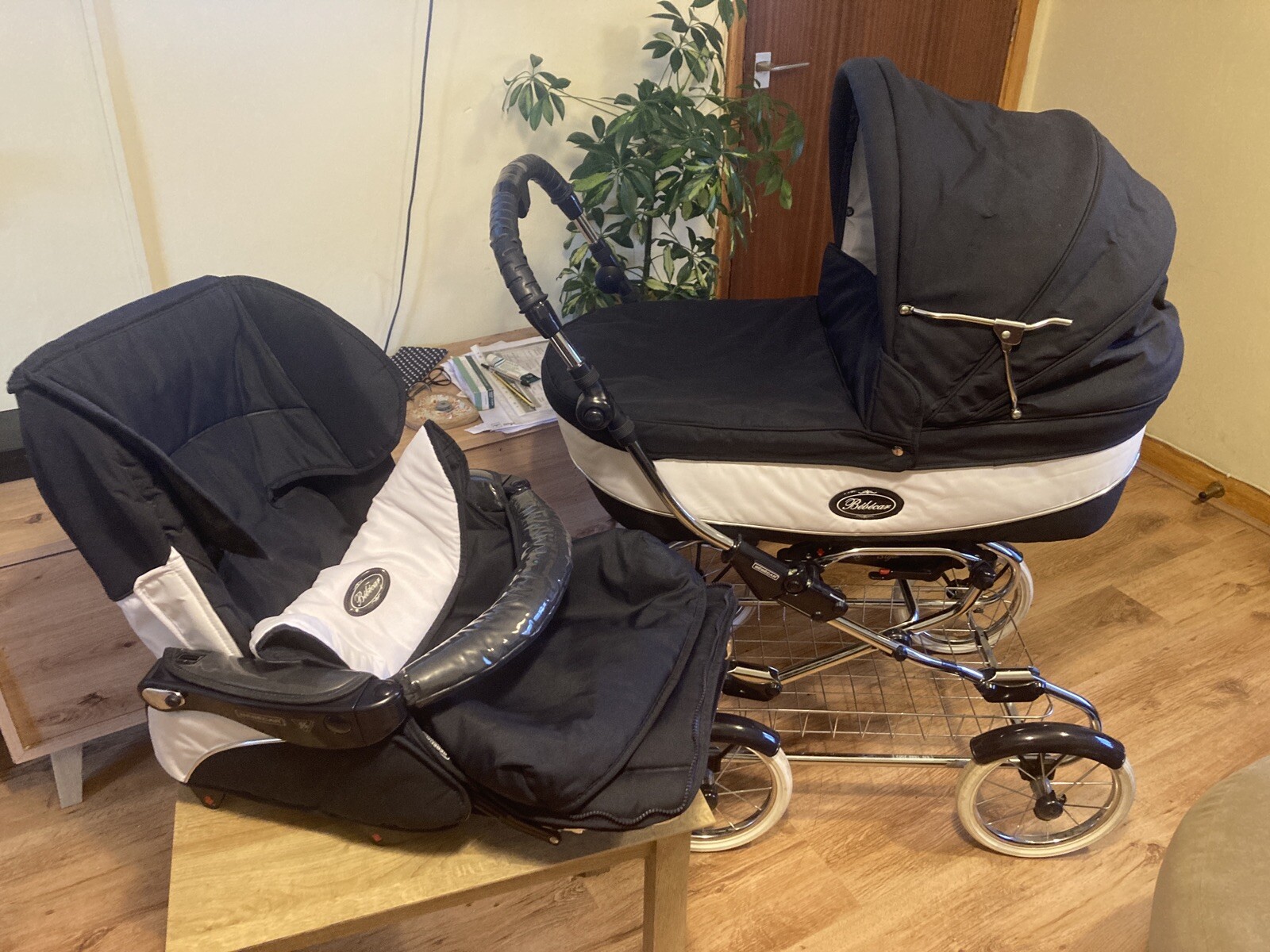 Rrp £1300 : BEBECAR STYLO CLASS PRAM & PUSHCHAIR : Good Condition | eBay